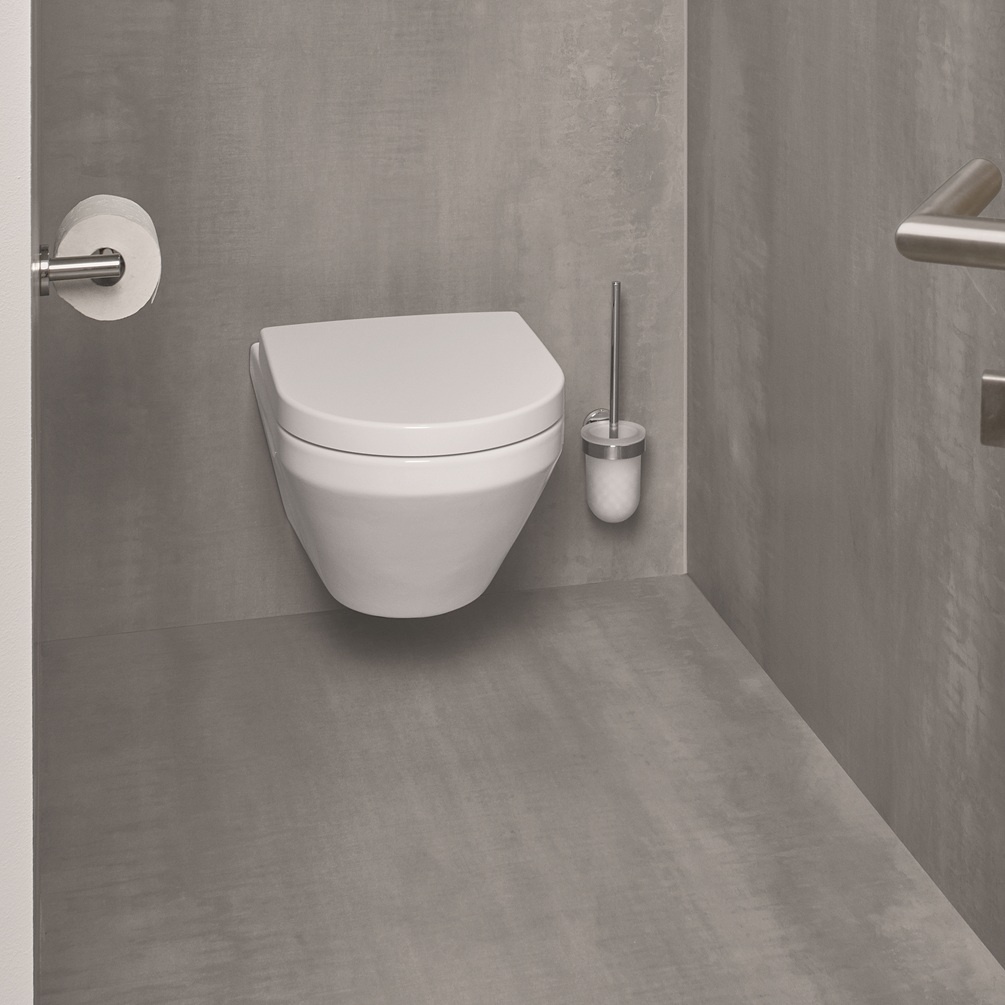 V&B Architectura TwistFlush WC Set (White Plate) | Sanctuary Bathrooms