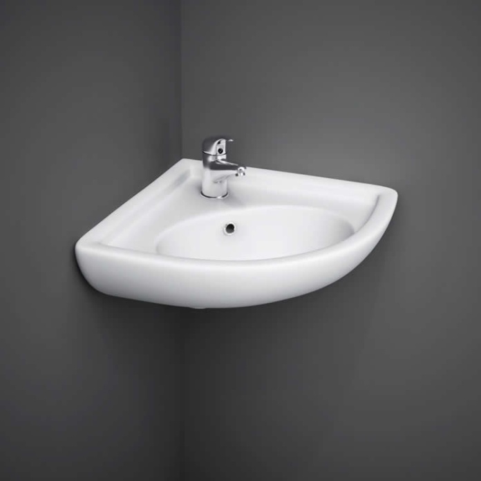 RAK Compact Corner Basin | Sanctuary Bathrooms