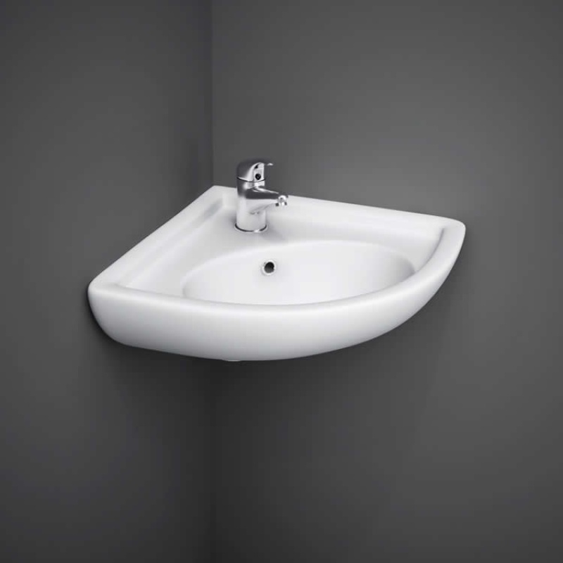 RAK Compact Corner Basin | Sanctuary Bathrooms