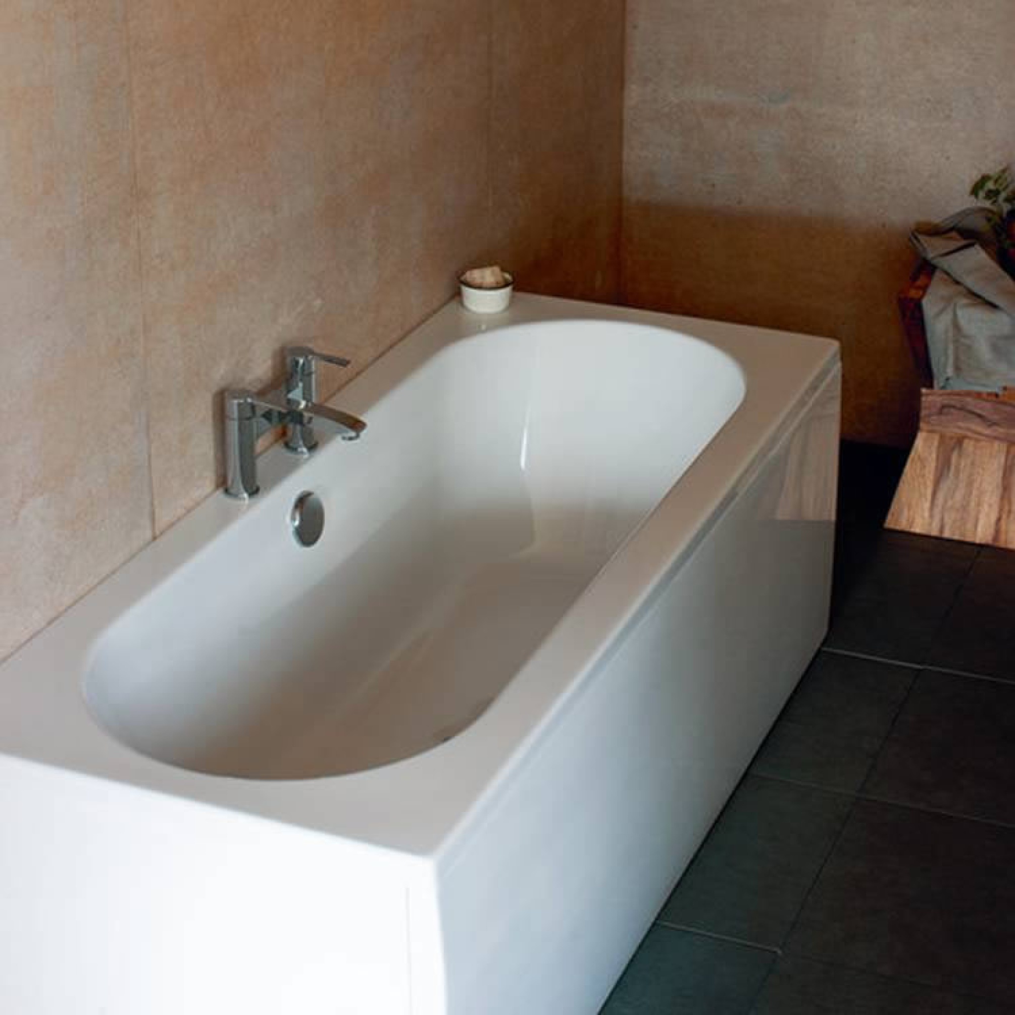 Britton Bathrooms Verde 1600 x 750mm Double Ended Bath