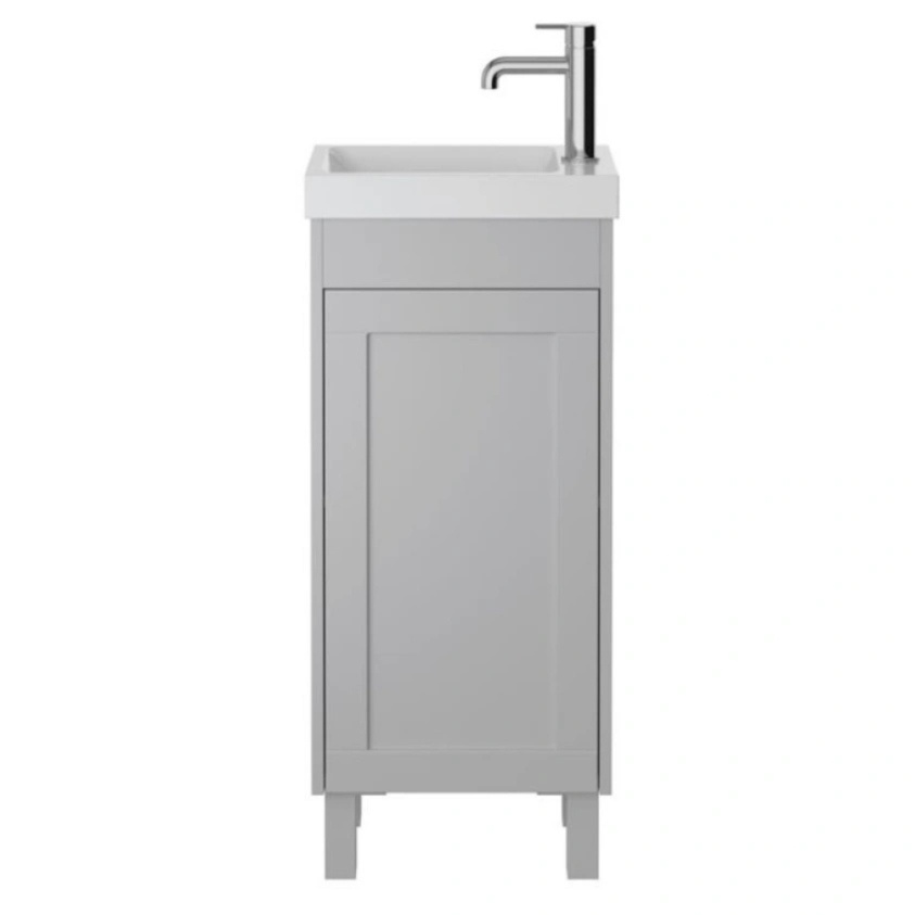 Heritage Lynton 400mm Grey Freestanding Vanity Unit Pack
