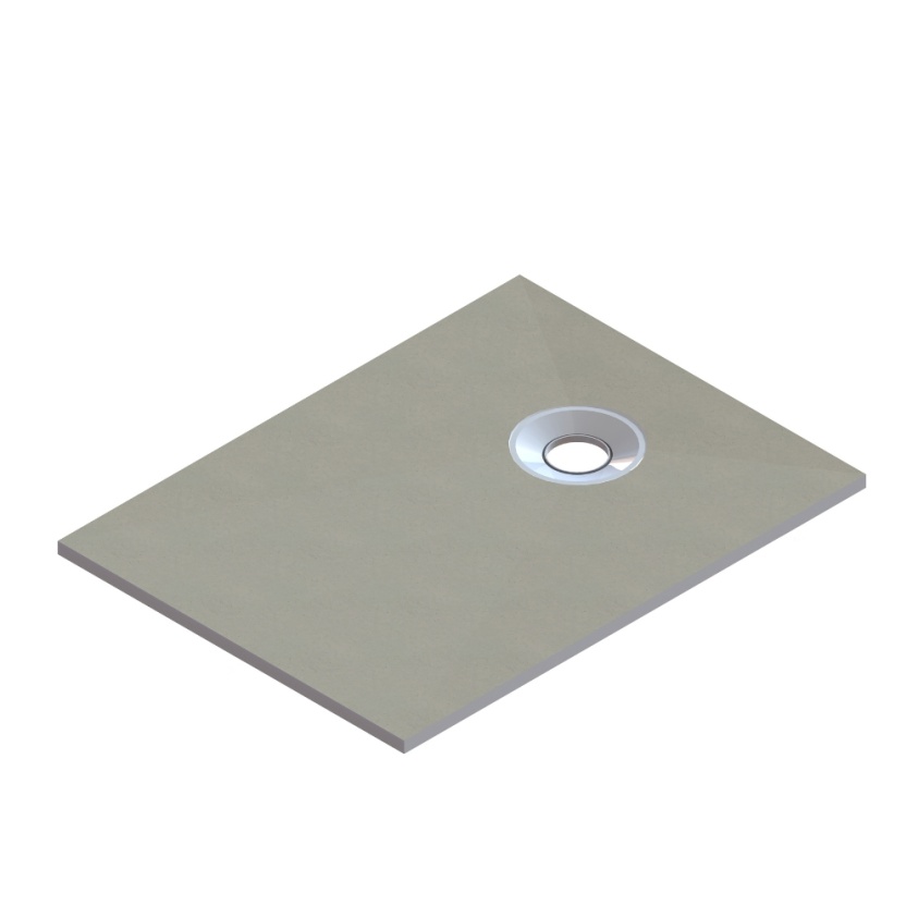 Apex 1400mm x 900mm Wet Room Shower Tray with End Waste
