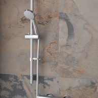 Vado Prima Exposed Thermostatic Shower Valve & Sliding Rail Kit ...