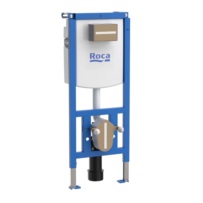Roca Duplo S Standard Height Wall Hung WC Frame & Cistern