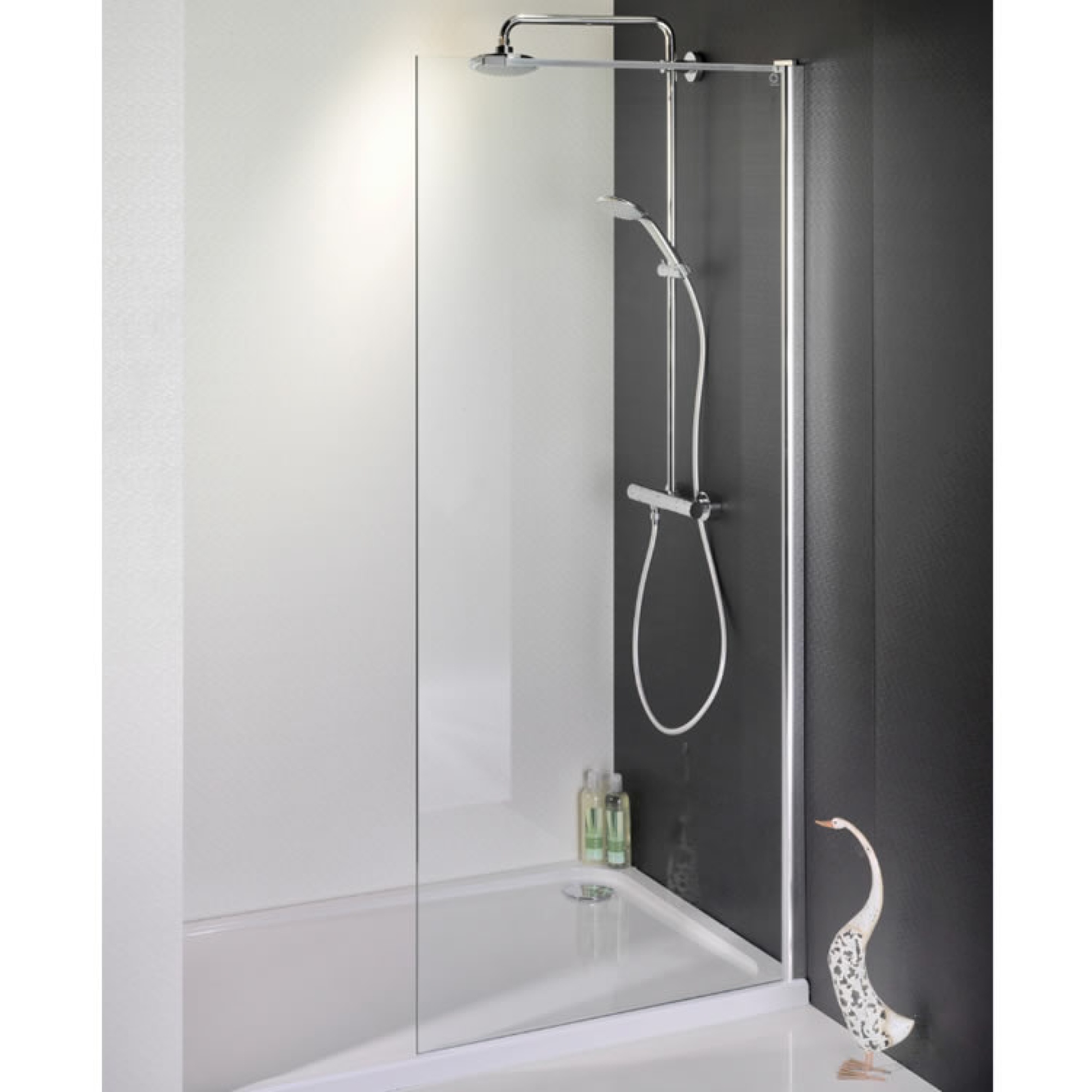 1500 X 800 Recess Walk In Shower & Tray | Sanctuary Bathrooms