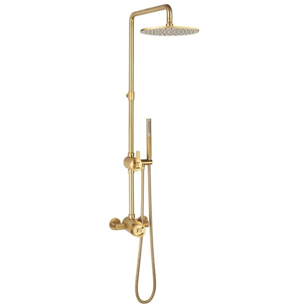 Crosswater Union Brushed Brass Multifunction Shower Valve Kit ...