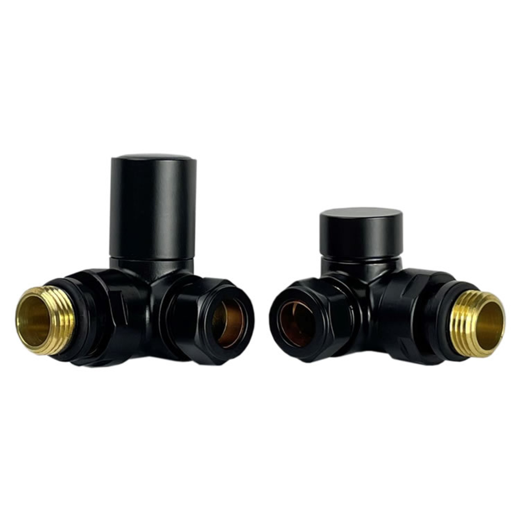 Radox Circulus Black Corner Valves | Sanctuary Bathrooms