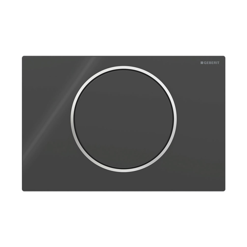 Geberit Sigma10 Black/Gloss Chrome Flush Plate | Sanctuary