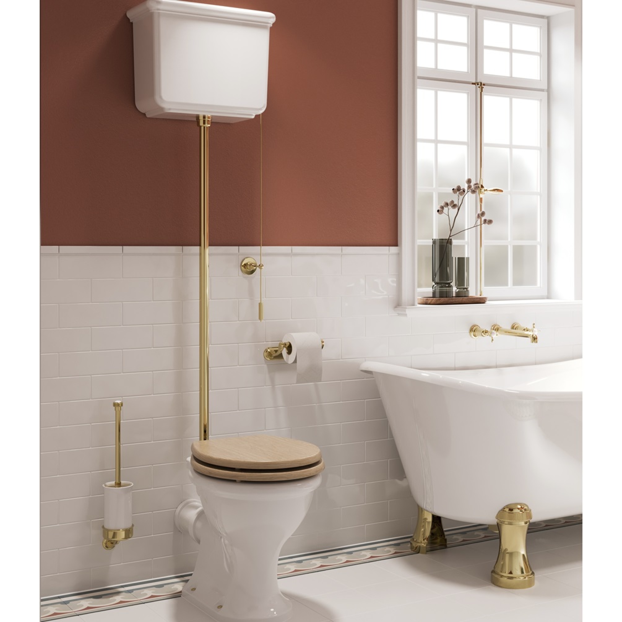Burlington Guild High Level Toilet | Sanctuary Bathrooms
