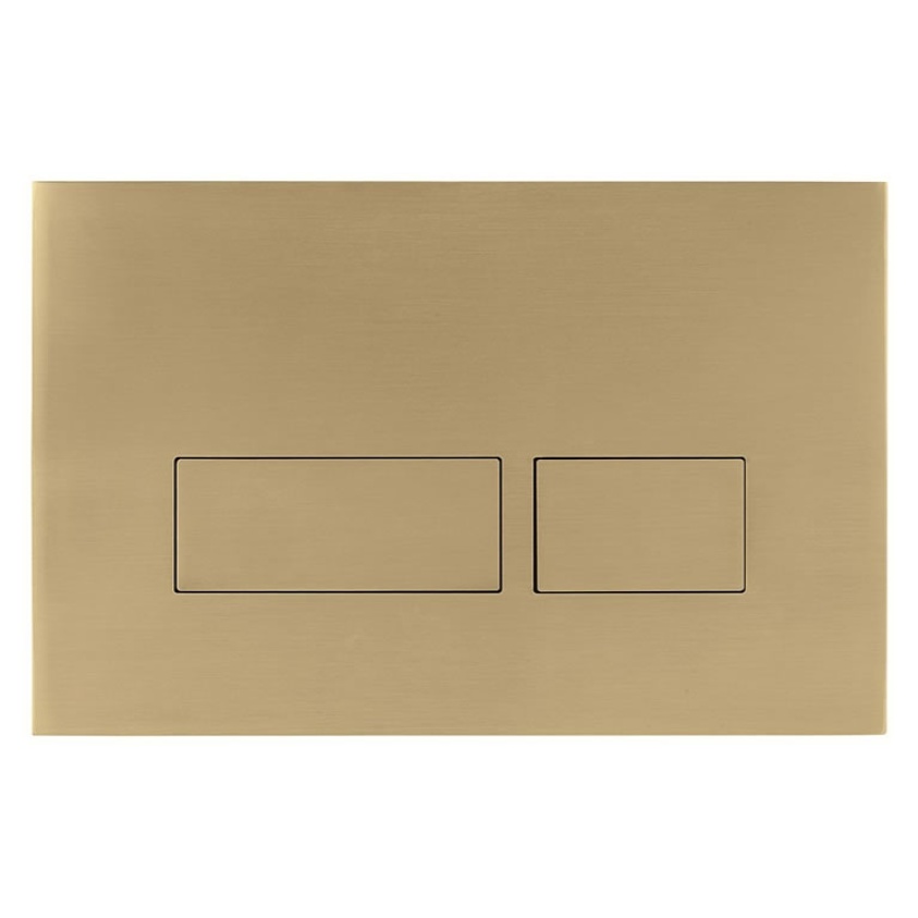 Crosswater MPRO Brushed Brass Flush Plate | Sanctuary Bathrooms