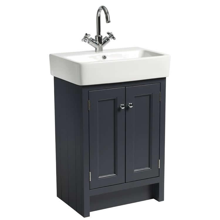 Roper Rhodes Hampton 550mm Slate Grey Countertop Unit & Basin | Vanity ...