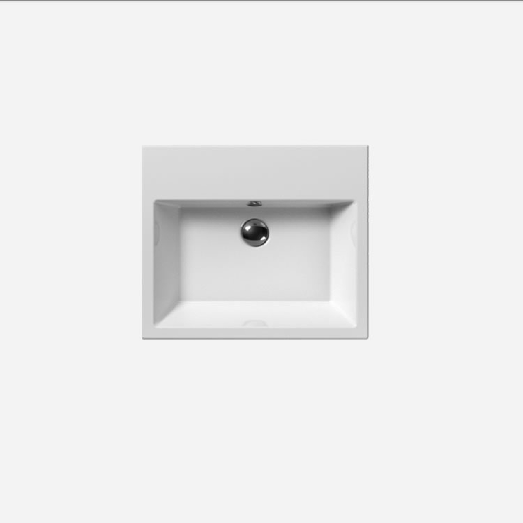 GSI Kube X 55 Semi Recessed Basin | Sanctuary Bathrooms