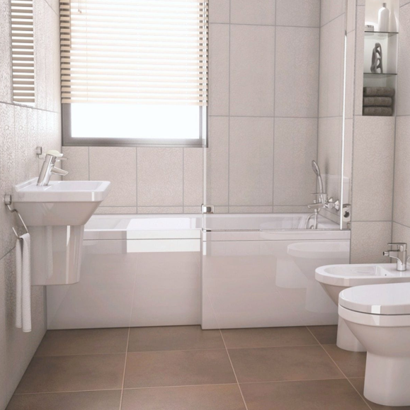 VitrA Neon Acrylic Shower Bath | Sanctuary Bathrooms